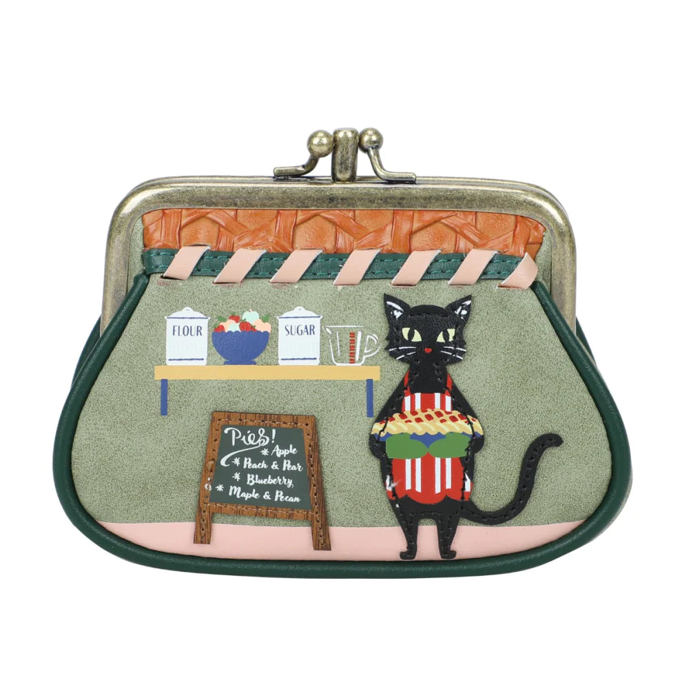 Vendula Pie Shop Clipper Coin Purse – Lilac & Lime St Ives
